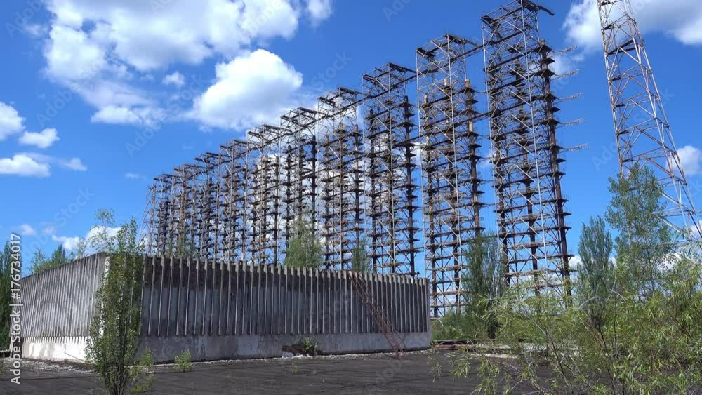 Chernobyl zone, Ukraine - 18th of June 2017: Visit to Duga radars ...