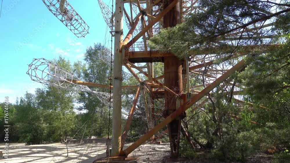 Chernobyl zone, Ukraine - 18th of June 2017: Visit to Duga radars ...