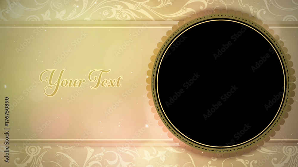 Moving Filigree Overlay Stock Template | Adobe Stock