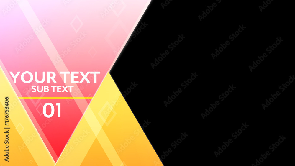 Fitting Triangles Overlay Stock Template | Adobe Stock