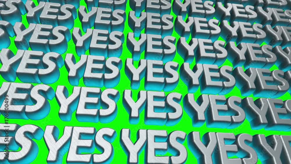 Yes 3d text floating on the screen. Animation for yours presentation ...