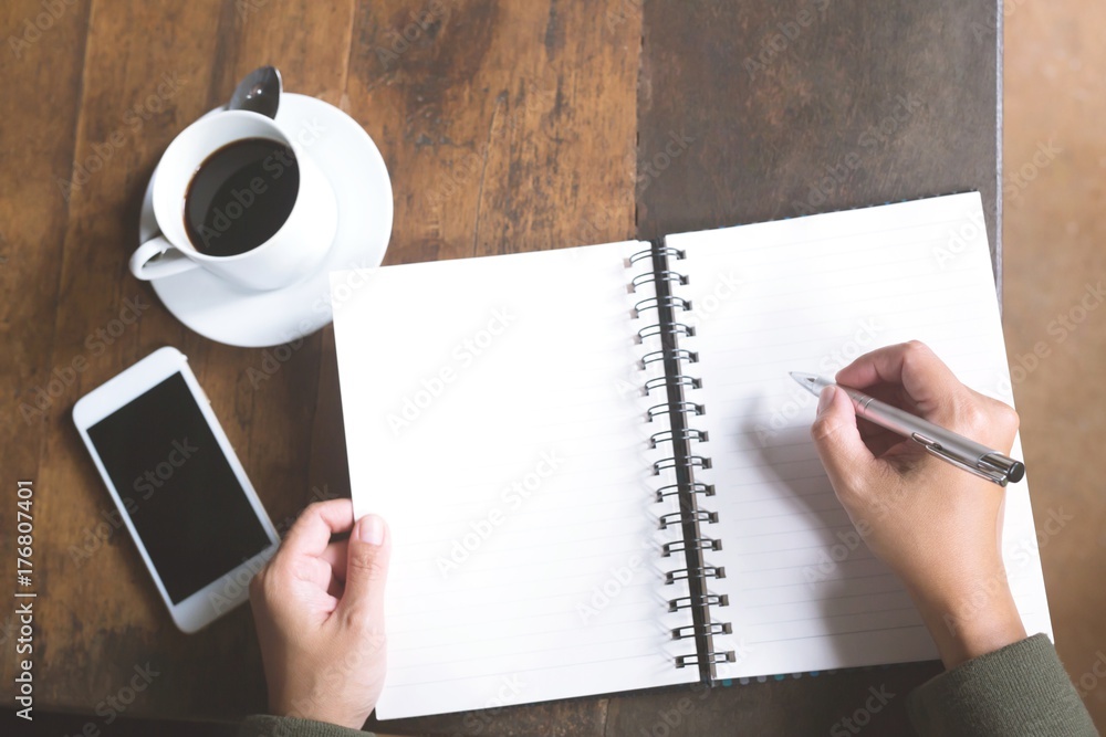 A Person Writing A Story
