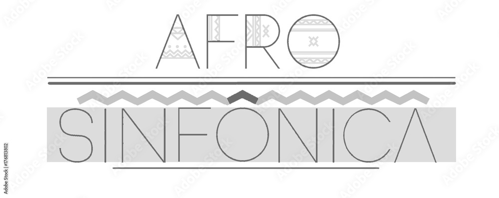 black and white afro logo Stock Illustration | Adobe Stock
