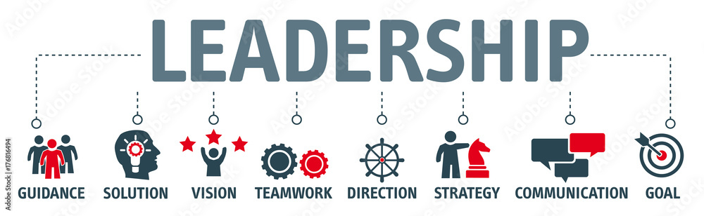 Banner leadership concept Stock Vector | Adobe Stock
