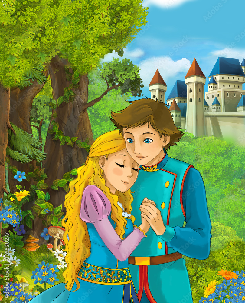 Prince And Princess Cartoon