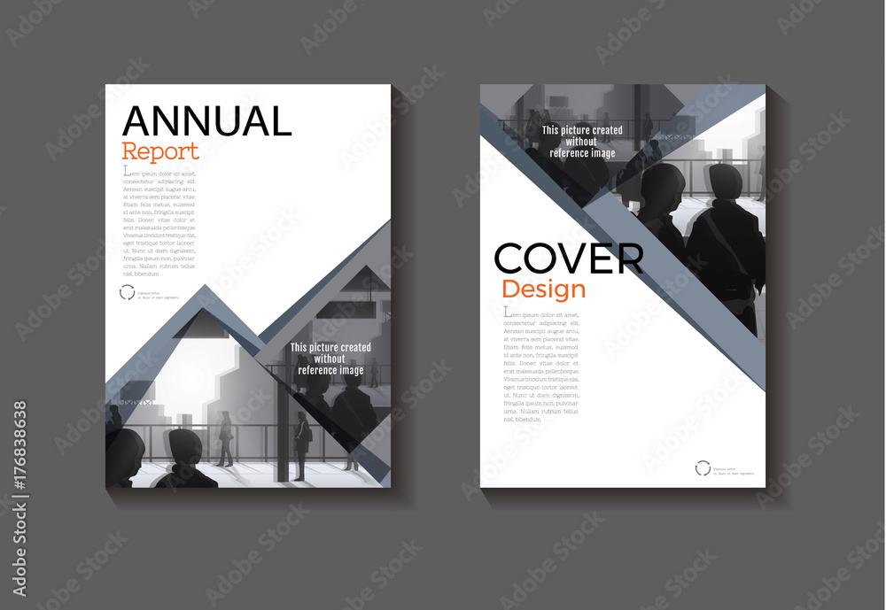 gray modern cover design modern book cover abstract Brochure cover ...