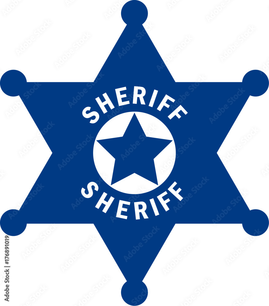 Sheriff Stjerne Vektor 335 6 Point Sheriff Badge Images, Stock Photos,