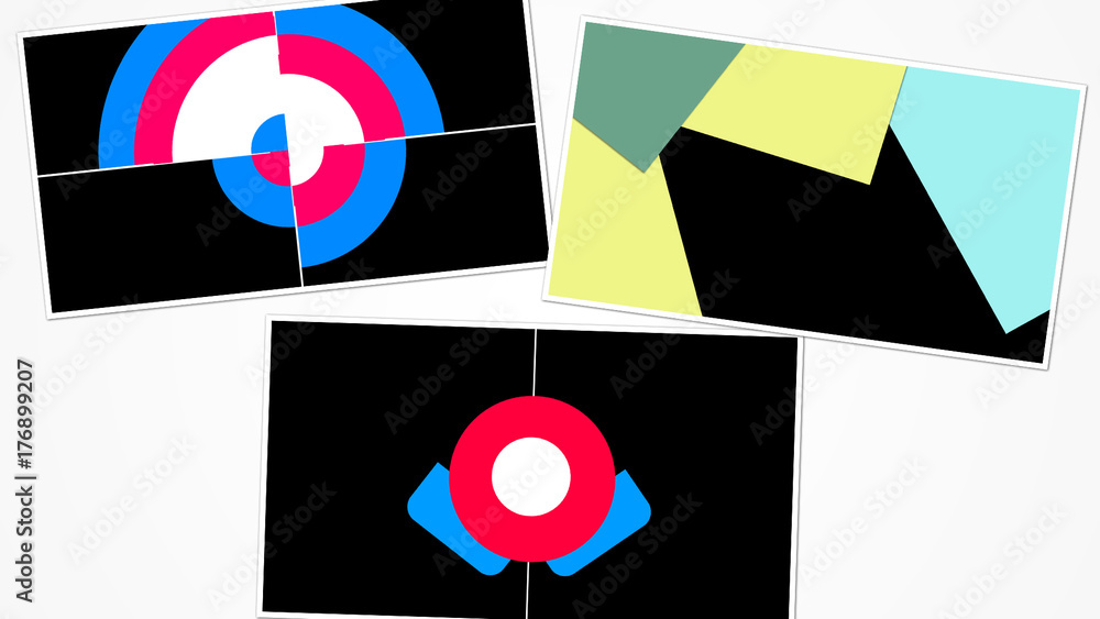 Split Shapes Transitions Pack 1 Stock Template | Adobe Stock