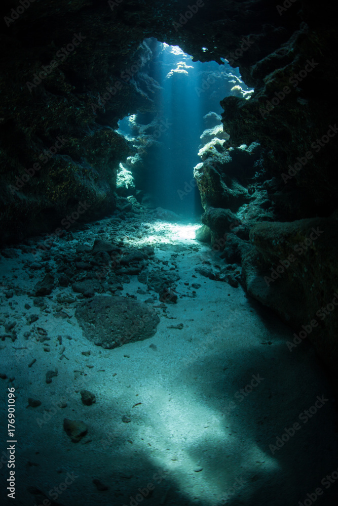 Dark Cave Ocean