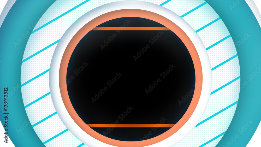 Textured Circular Border Overlay Stock Template | Adobe Stock