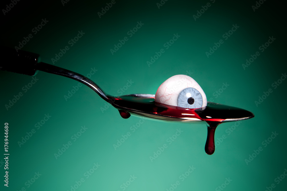 Bleeding eye Stock Photo | Adobe Stock