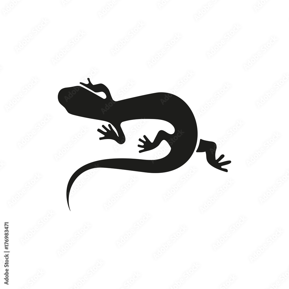 Salamander simple icon Stock Vector | Adobe Stock