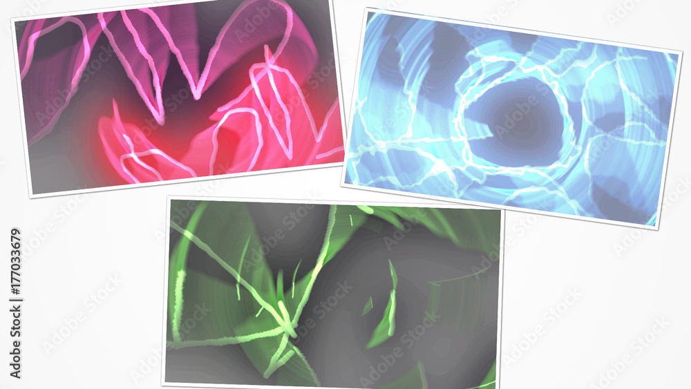 Neon Glow Shapes Transitions Pack Stock Template | Adobe Stock