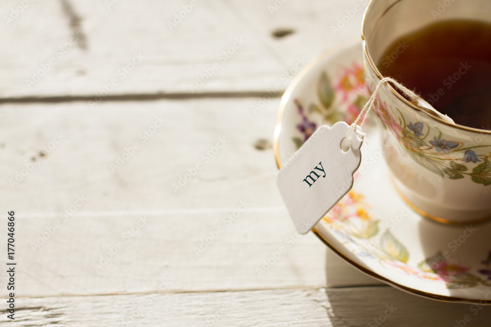 My cup of tea. Stock Photo | Adobe Stock