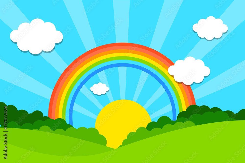 Spring Sunrise Clipart