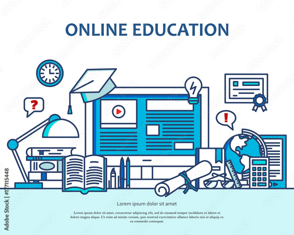 Computer Education Banner Design