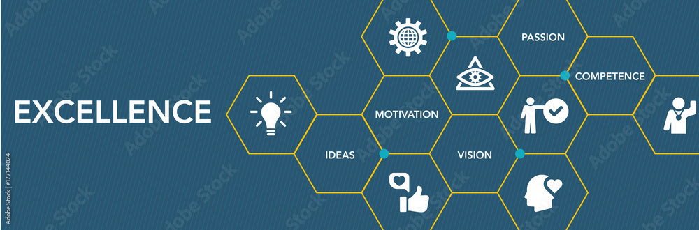 Excellence Icon Concept Stock Vector | Adobe Stock