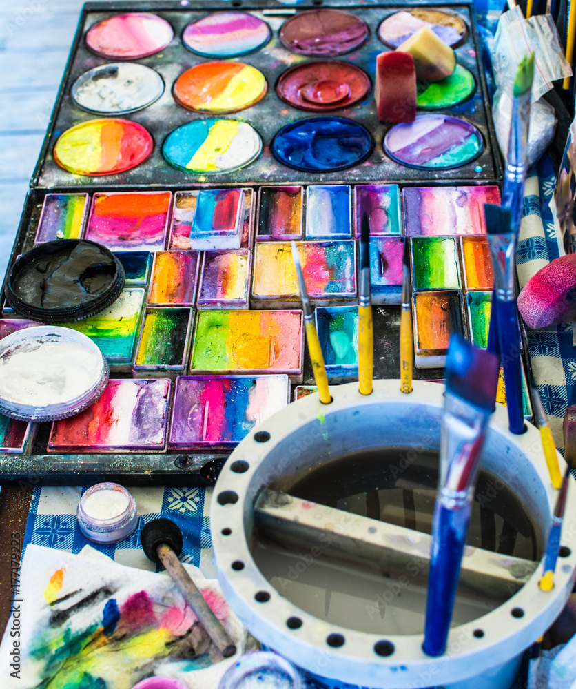 Large color palette of colors for the body. More colors Stock Photo ...