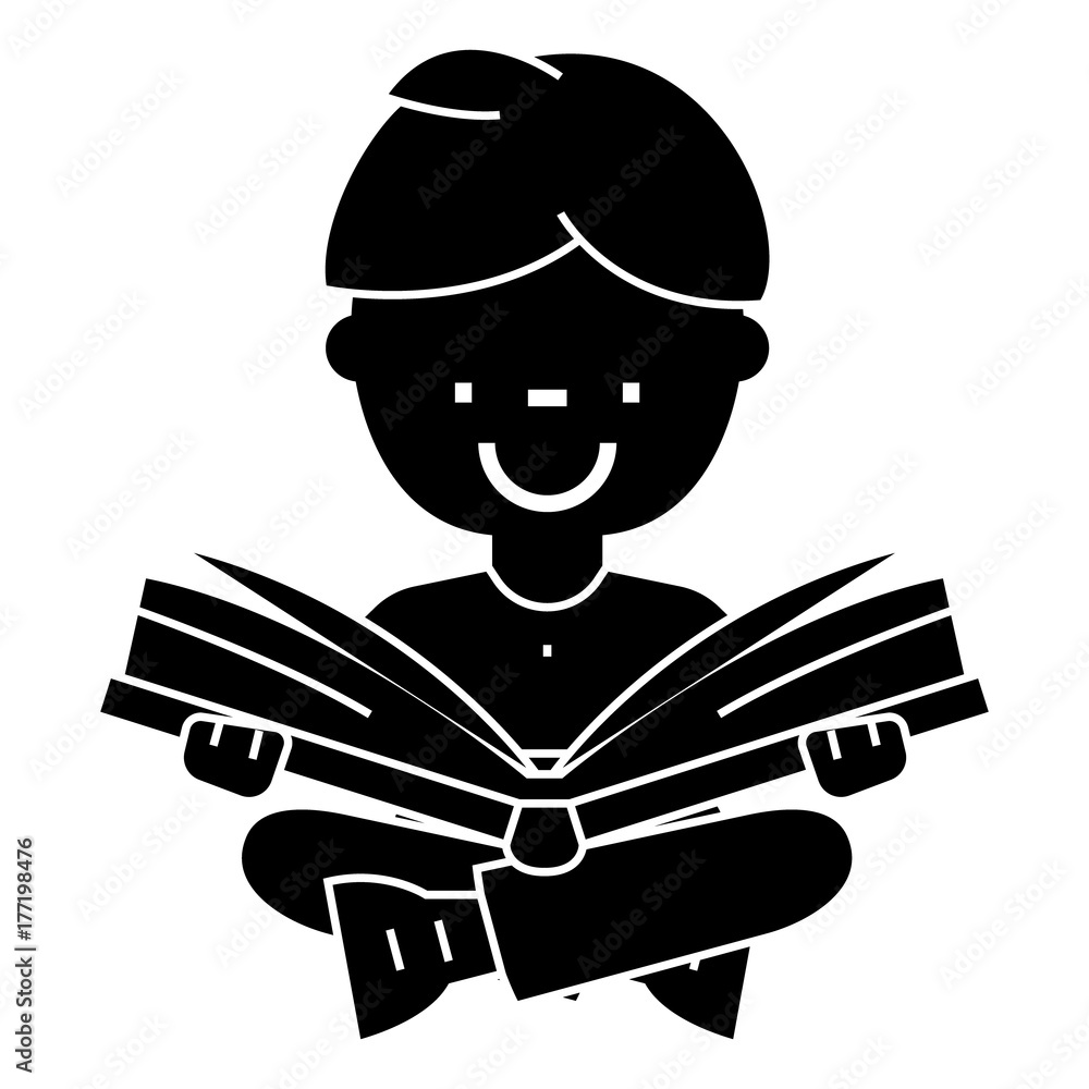Read Book Icon Vector