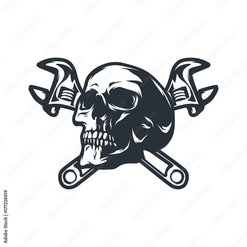 Skull logo mascot icon vector illustration Stock Vector | Adobe Stock