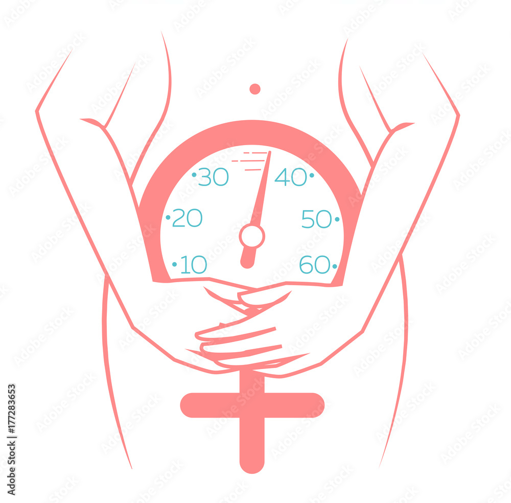 icon of menopause Stock-Vektorgrafik | Adobe Stock