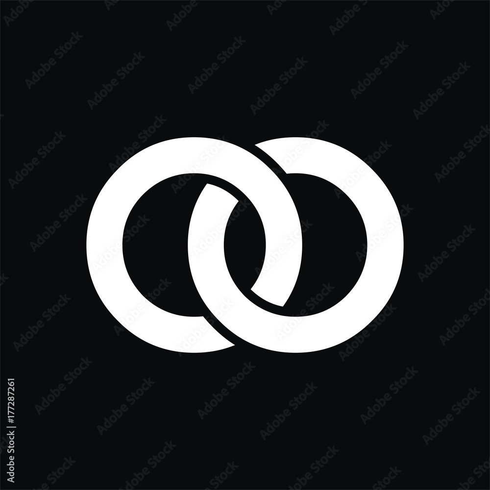 OO logo initial letter design template vector Stock Vector | Adobe Stock