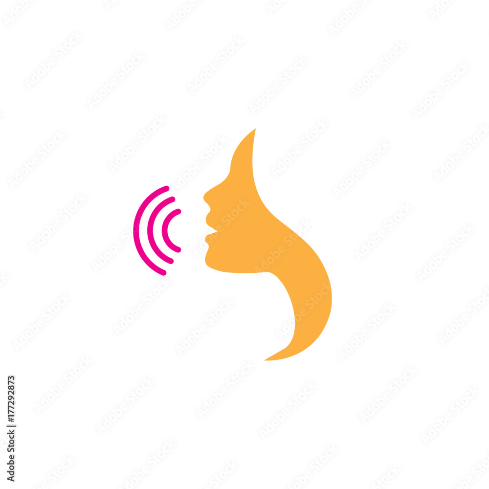 Vocal cord icon with person image vector illustration Stock Vector ...