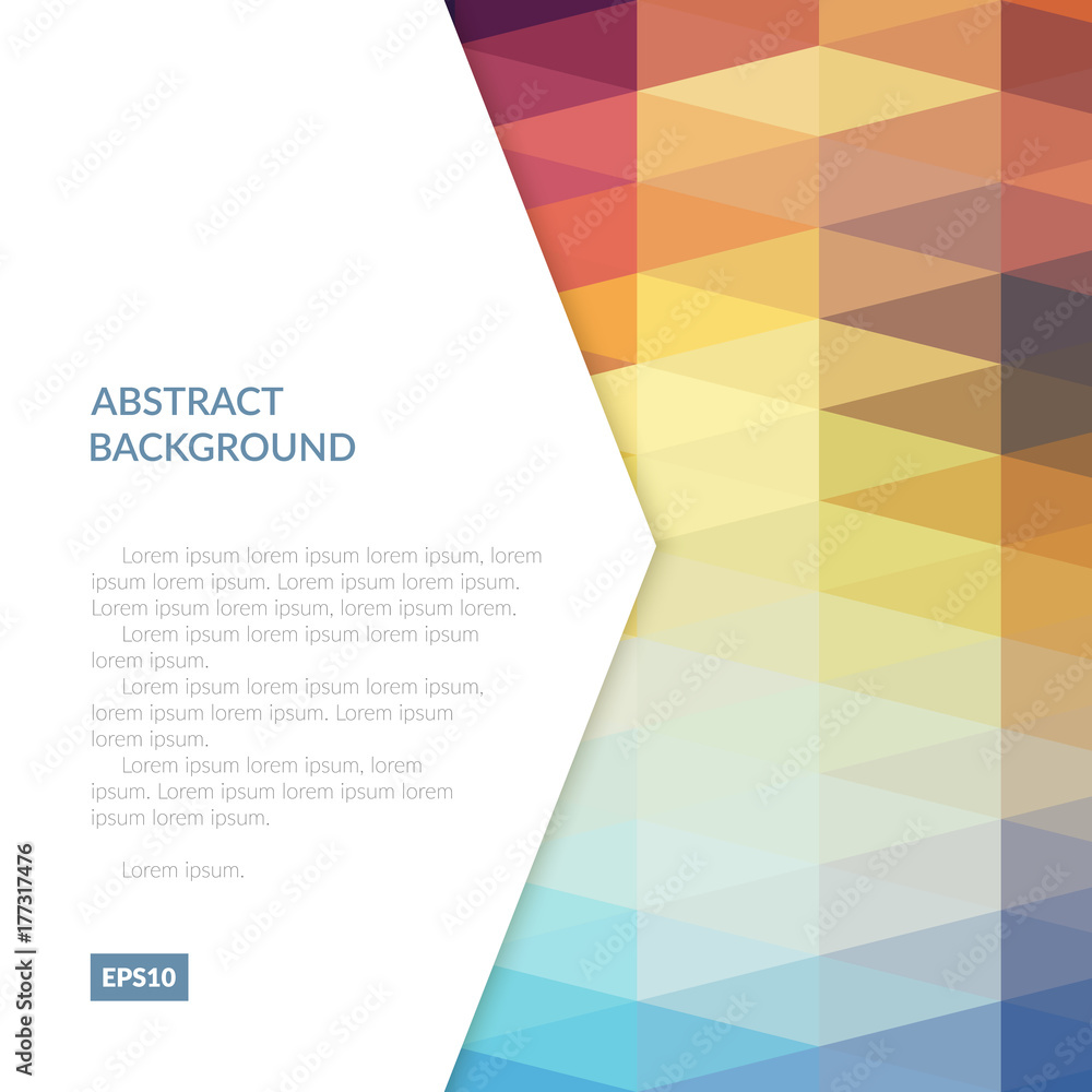 Abstract background with geometric patterns. Shadow sheet at the ...