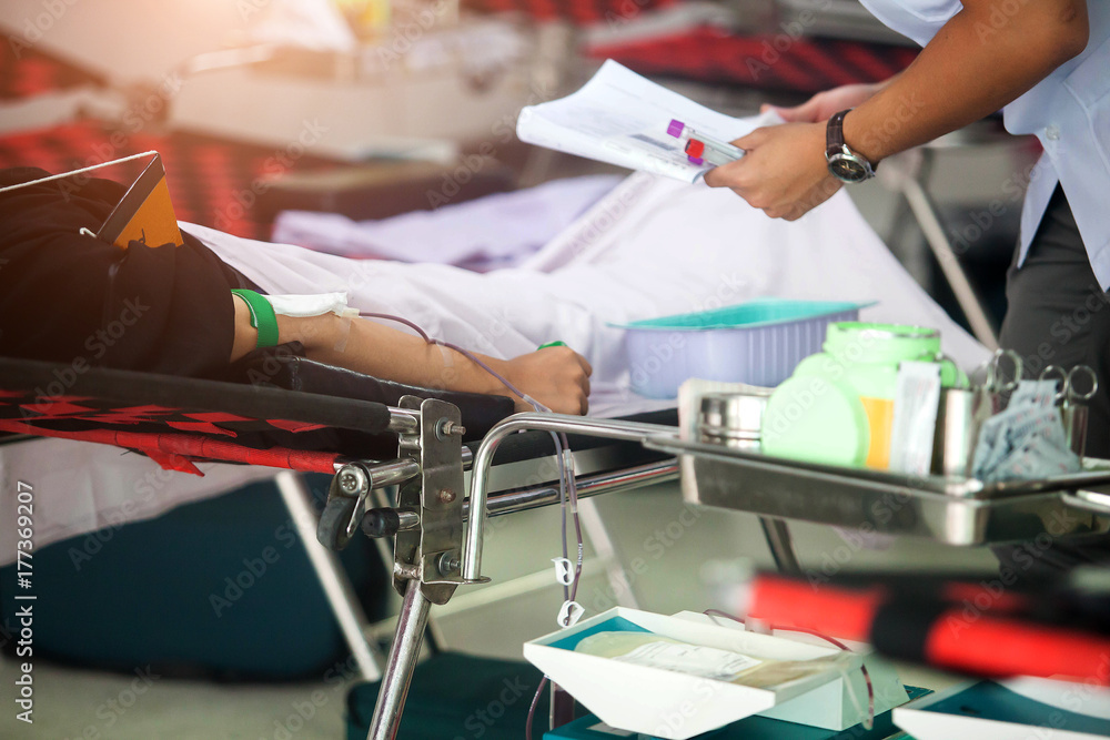 Blood donation, blood transfusion, and check specified concept in ...