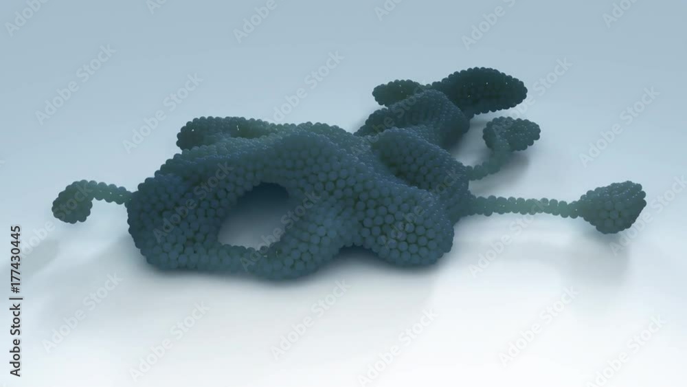 Animation depicting cancerous cells being destroyed in vitro by a novel ...