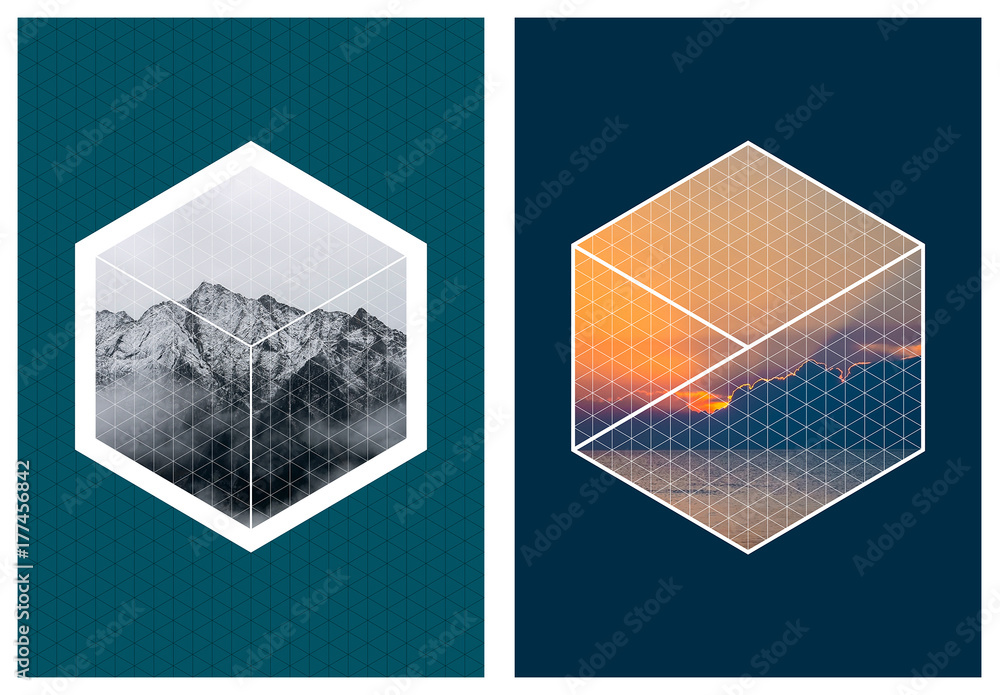Isometric Photo Effects Stock Template | Adobe Stock