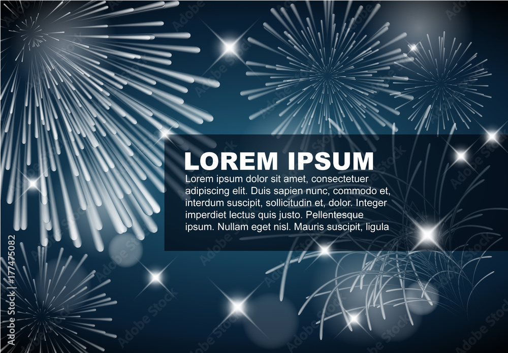 Fireworks Web Banner Layout 1 Stock Template | Adobe Stock