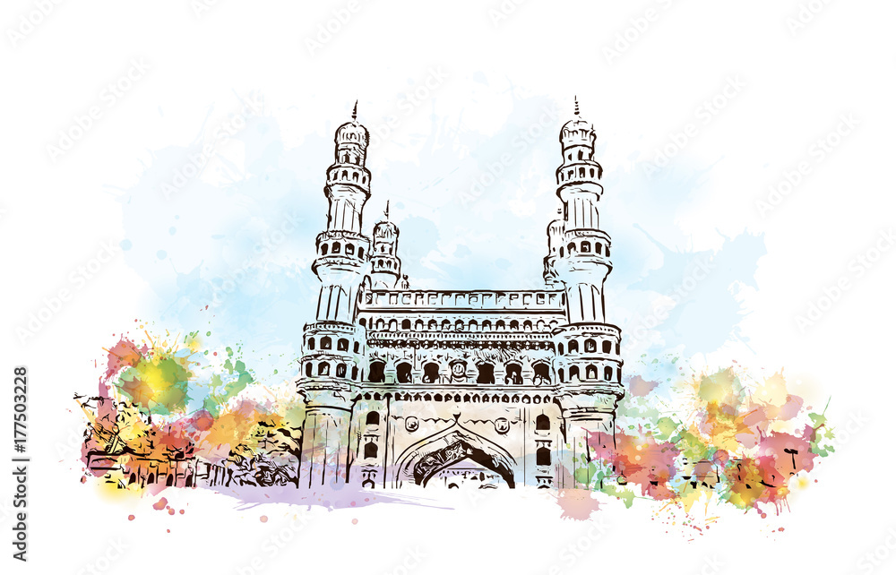 Charminar Logo Vector