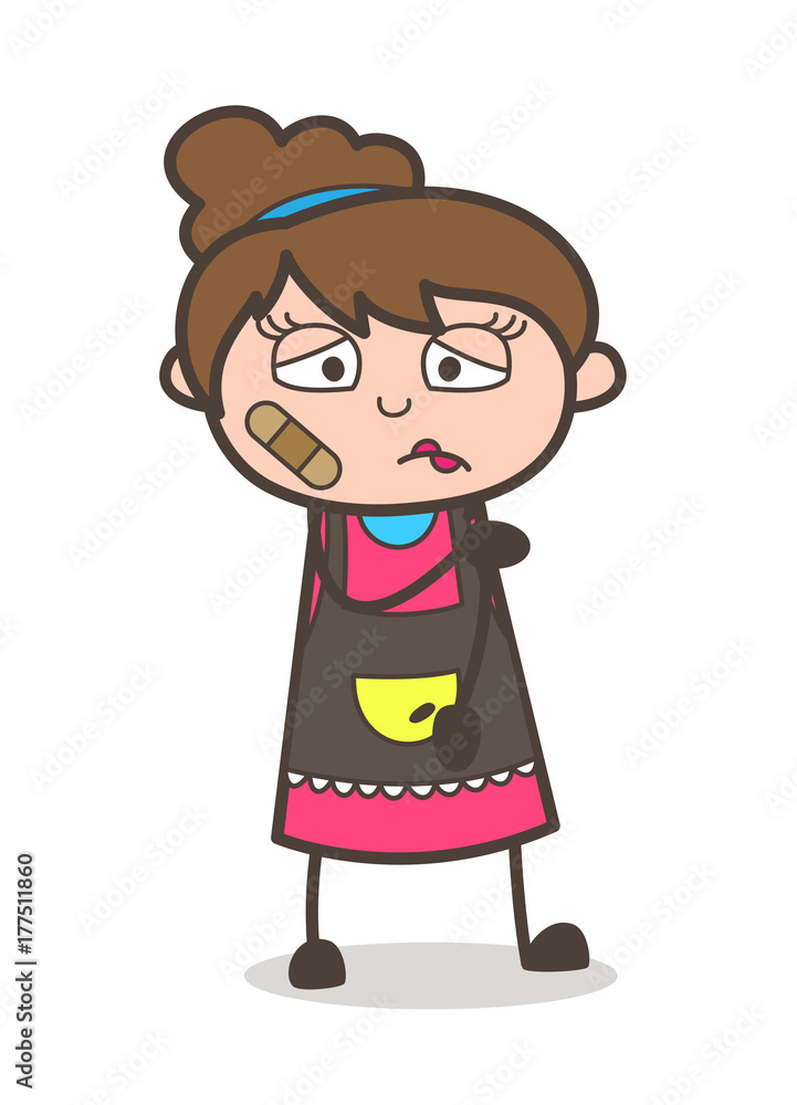 Injured Girl Clipart
