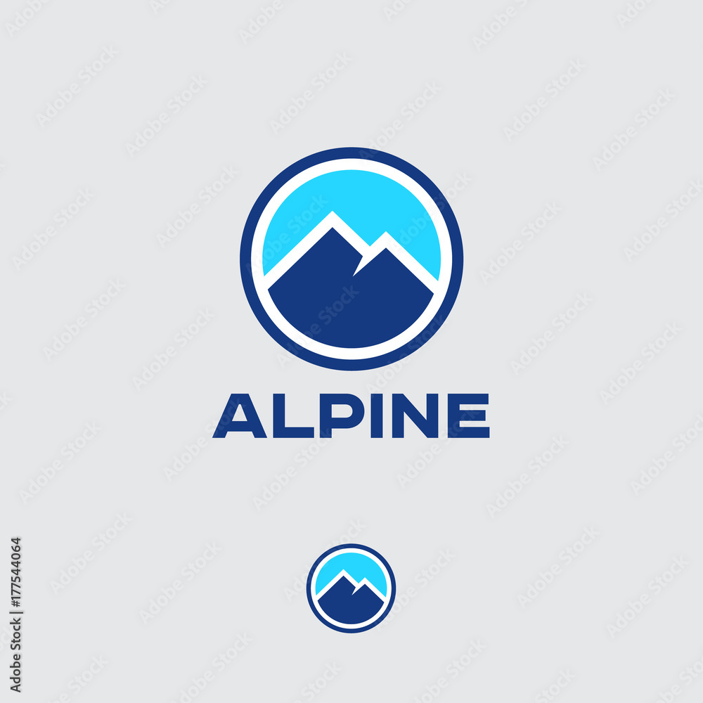 Alpine Logo Vector