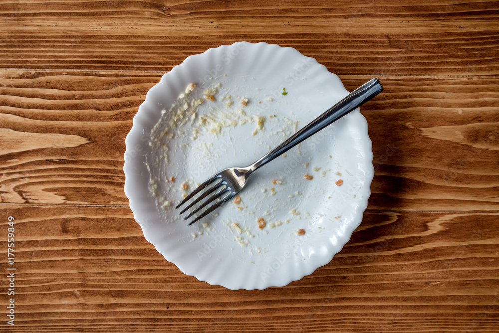 Empty Plate Of Food
