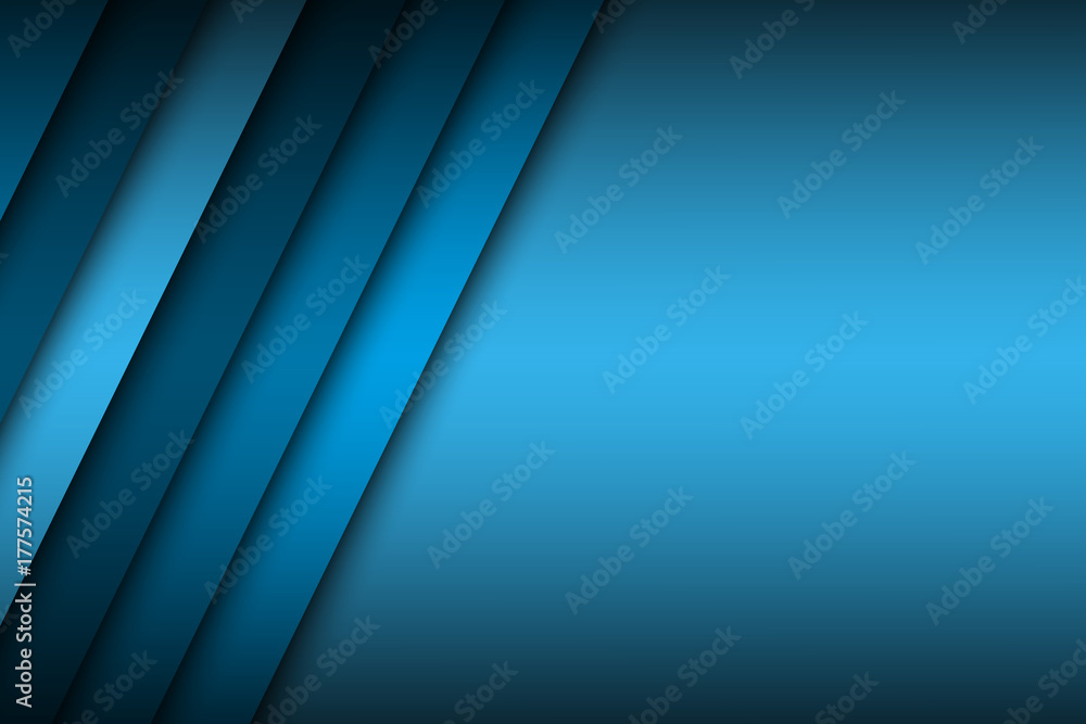 Abstract background with blue layers above each other, modern design ...