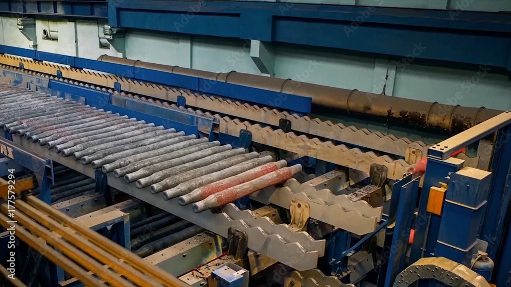 Manufacture of rails for trains and freight wagon, boxcars. Rail ...