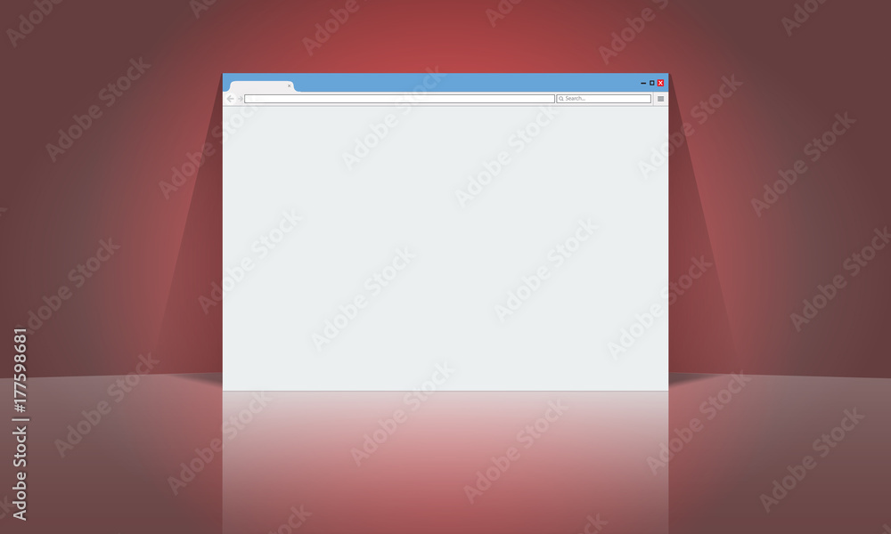 Browser window mockup design template for your advertisement layout ...