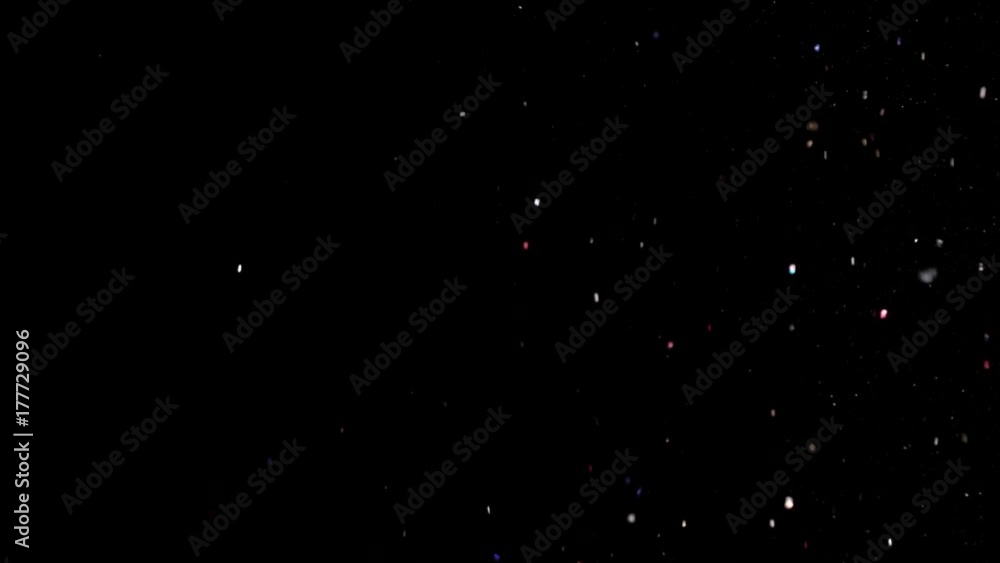 Realistic Glitter Exploding on Black Background. These clips are ...