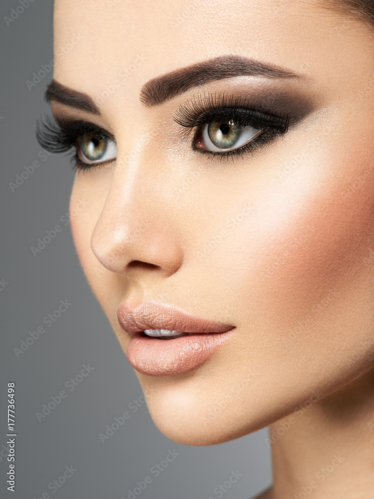 Face of a beautiful woman Stock Photo | Adobe Stock