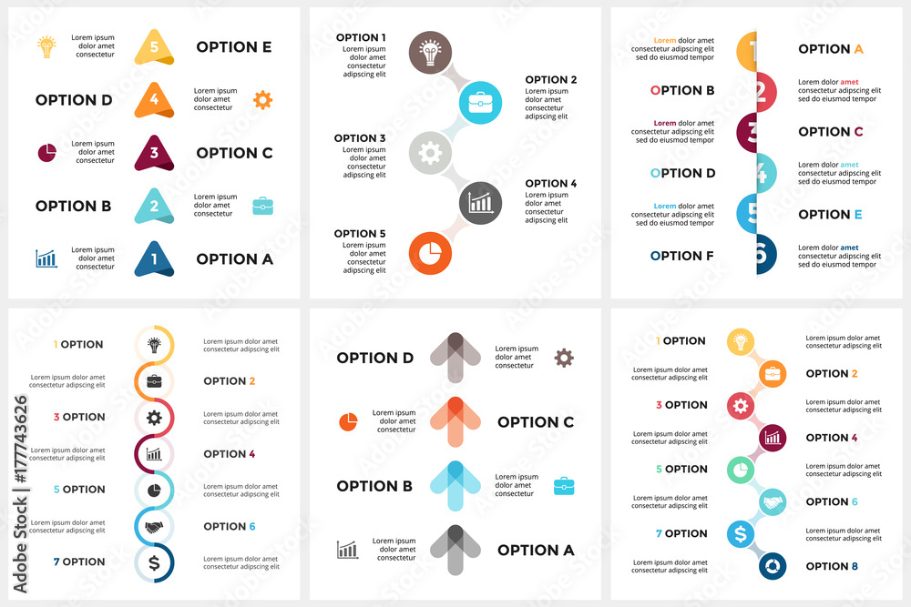 Vector circle arrows timeline infographic, cycle diagram, triangle ...