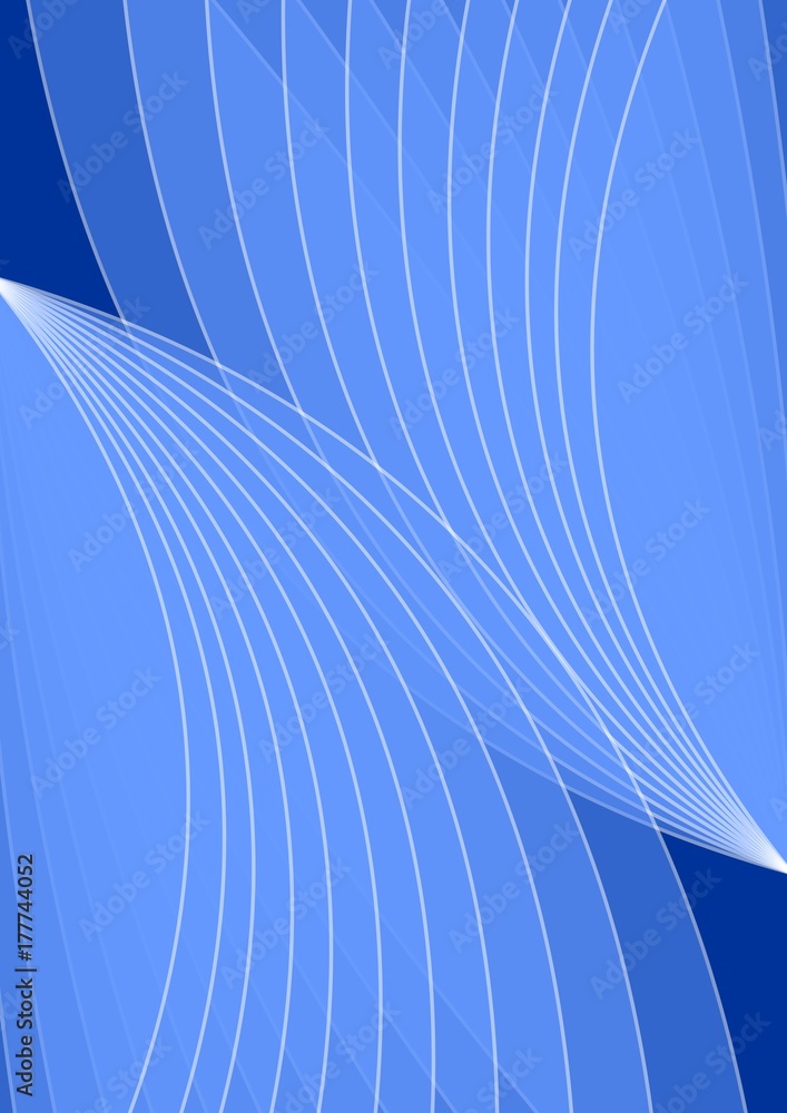 Dark blue background with light blue abstract semitransparent shapes ...