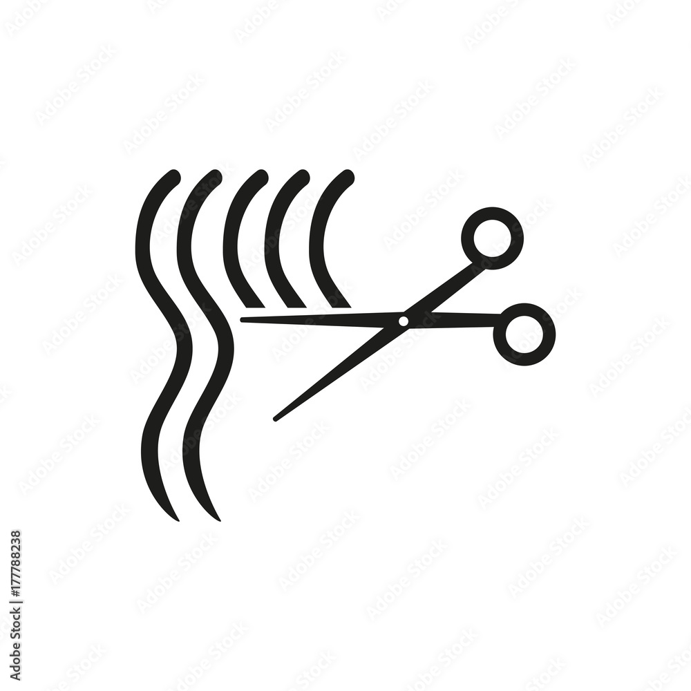 Haircut process icon Stock Vector | Adobe Stock