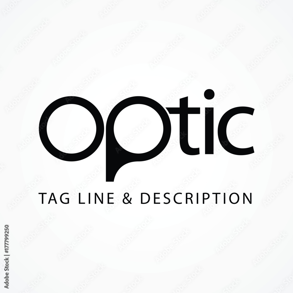 Optic Symbol Stock Vector | Adobe Stock