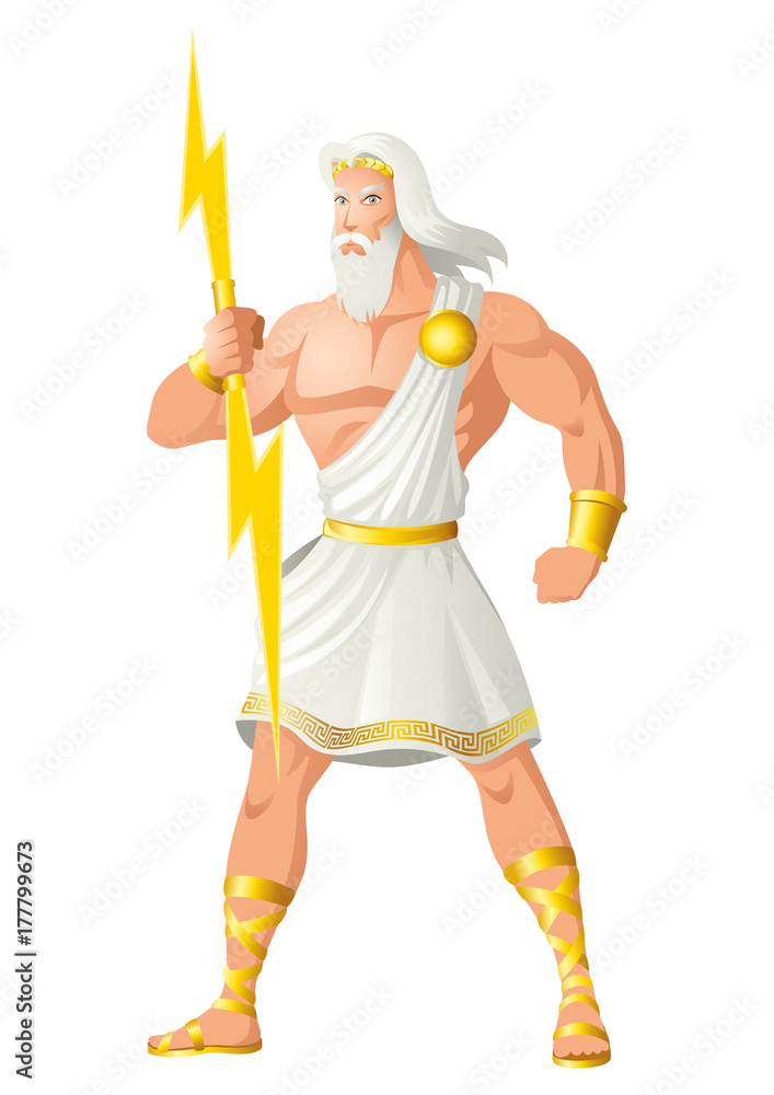 Poster Zeus The Father of Gods and Men – Zidna Slika | Europosteri