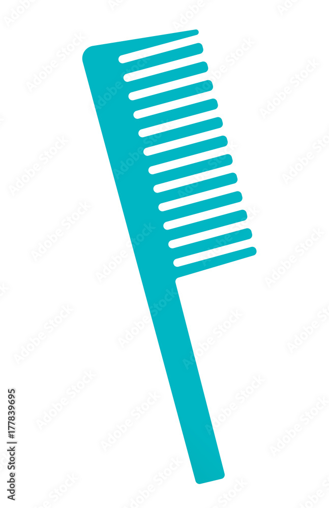 Comb for hair vector cartoon illustration isolated on white background ...