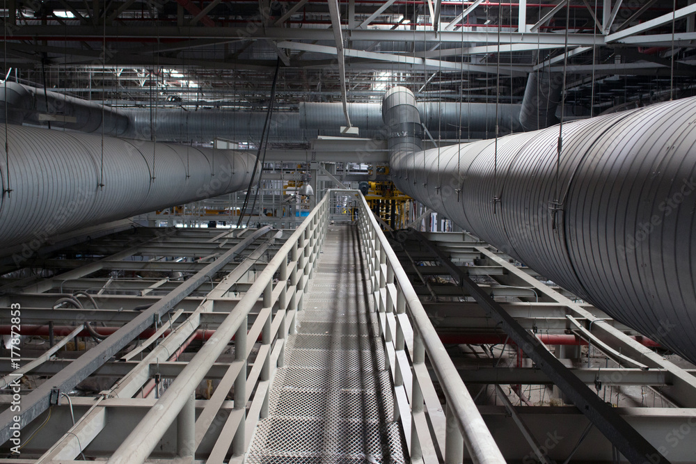 Ventilation pipes of an air condition Stock Photo | Adobe Stock
