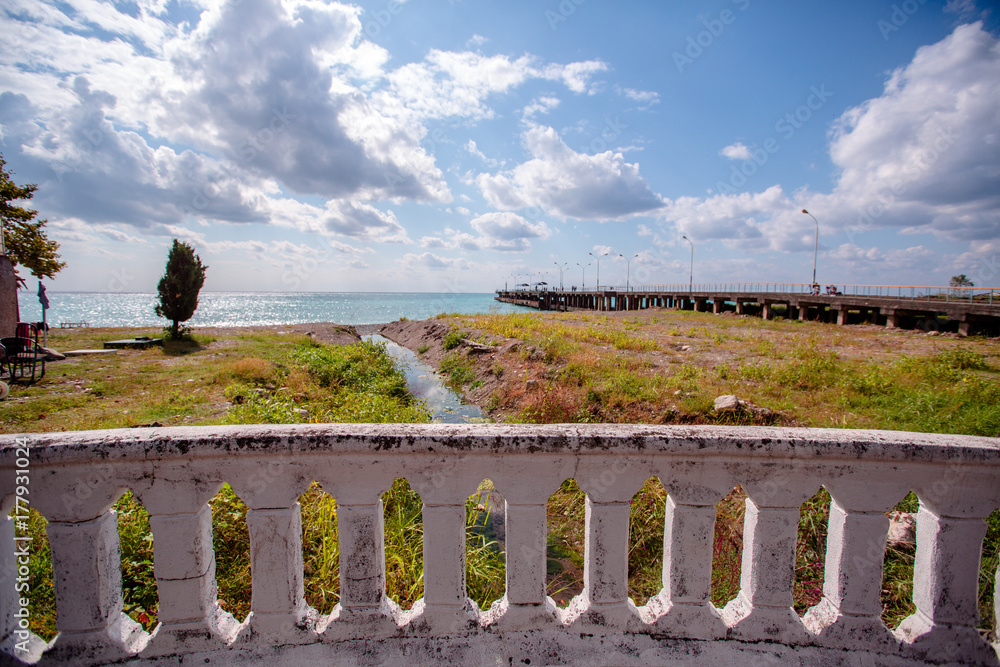 parapet sea Stock Photo | Adobe Stock