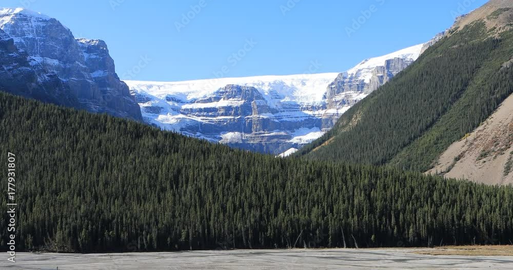 Glacier in Jasper National Park 4K Stock Video | Adobe Stock